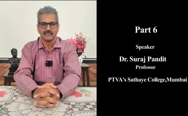Dr.Suraj Pandit, Faculty at Sathaye College speaks on ‘Religious ...